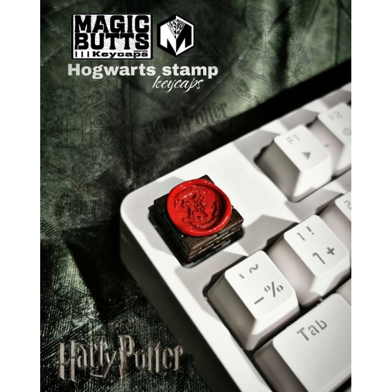 [ปุ่มคีย์บอร์ด] Keycaps Hogwarts stamp | Harry Potter ⚡ | Shopee Thailand