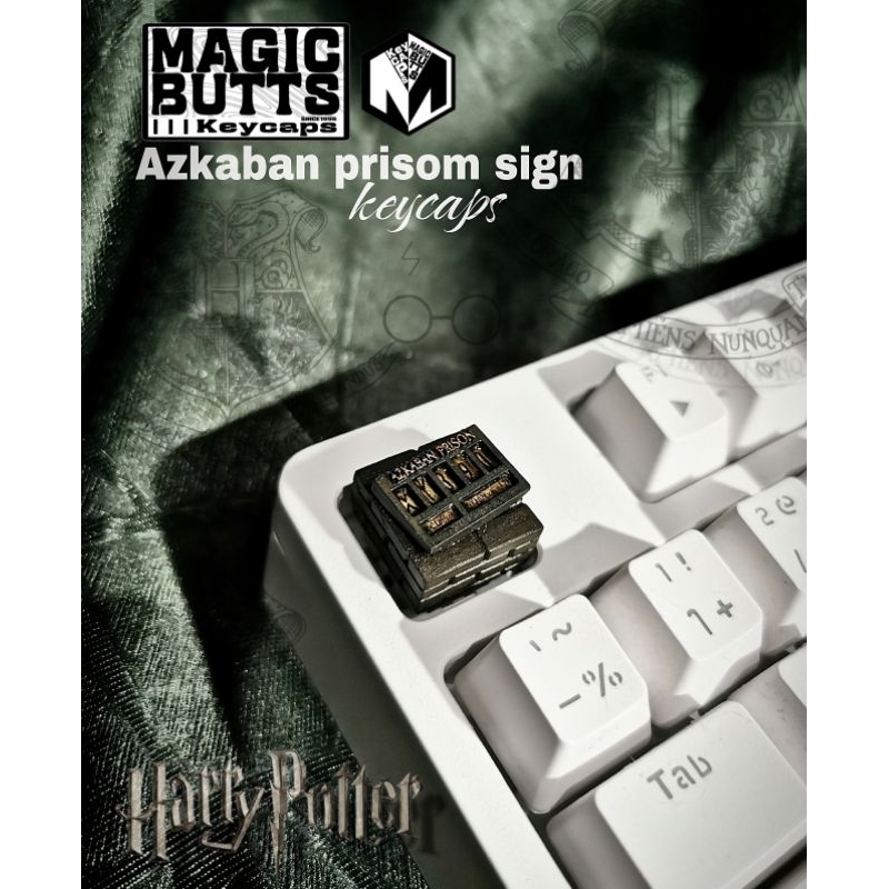 [ปุ่มคีย์บอร์ด] Keycaps Azkaban prison sign | Harry Potter ⚡ | Shopee ...