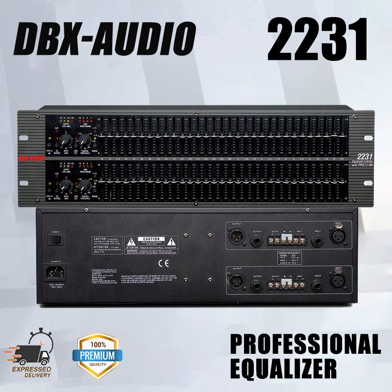DBX-AUDIO 2231 Dual Channel 31 Band 2 Series Professional Stage Performance Home Conference สอง ...