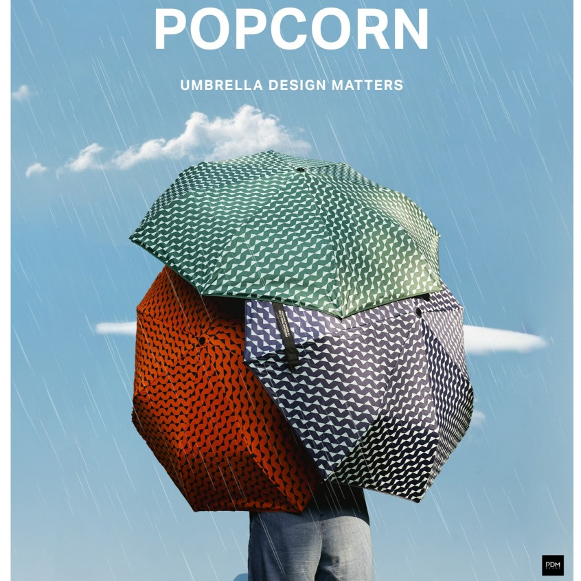 PDM ร่มพับ POPCORN 3 ตอน ลาย Stride ขนาด 20นิ้ว | Shopee Thailand