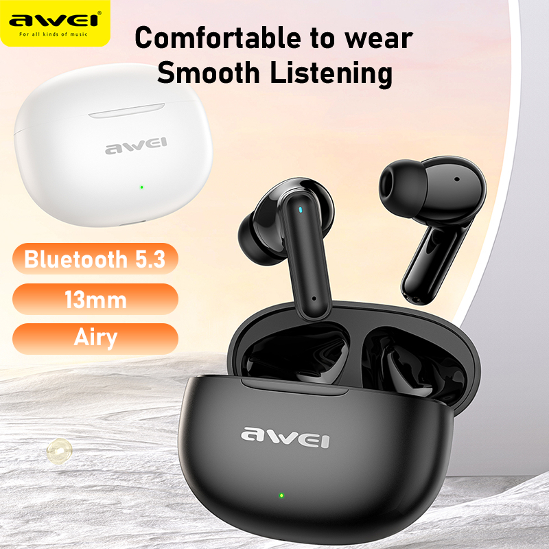 หูฟัง AWEI T71 หูฟังบูลทูธ Bluetooth 5.3 หูฟังไร้สาย HIFI Wireless ...