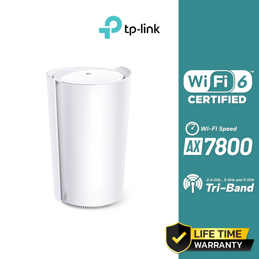 TP-LINK AX7800 Whole Home Mesh Wi-Fi 6 System(Tri-Band) รุ่น Deco X95(1 ...