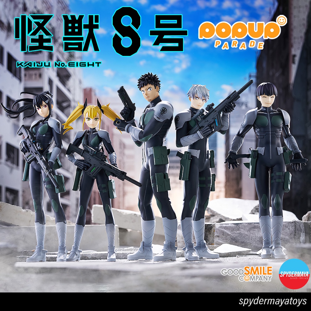 [พร้อมส่ง] Pop Up Parade Kaiju No.8 - Mina Ashiro, Kikoru Shinomiya, Soshiro Hoshina, Reno ...