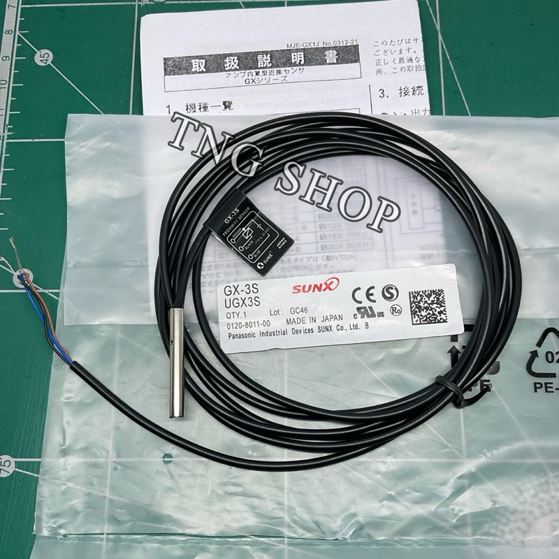 GX-3S Inductive เซ็นเซอร์ Proximity Sensor NPN - NO 3สาย ไฟ 24VDC ระยะ ...