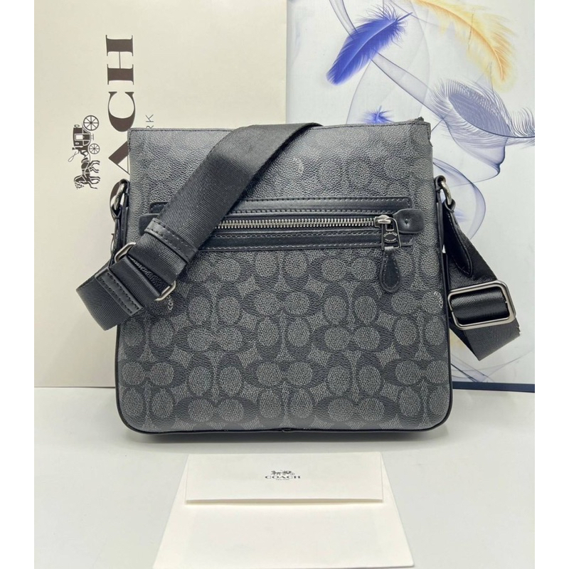 COACH CR747 GOTHAM FILE BAG IN SIGNATURE CANVAS | Shopee Thailand