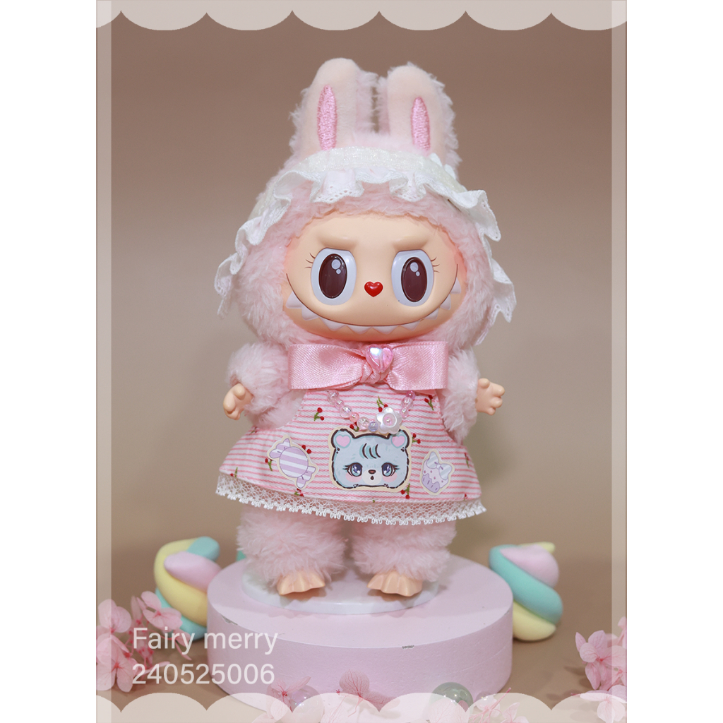 ชุด labubu pastel party (big ribbon) ชุดลาบูบู้ | Shopee Thailand