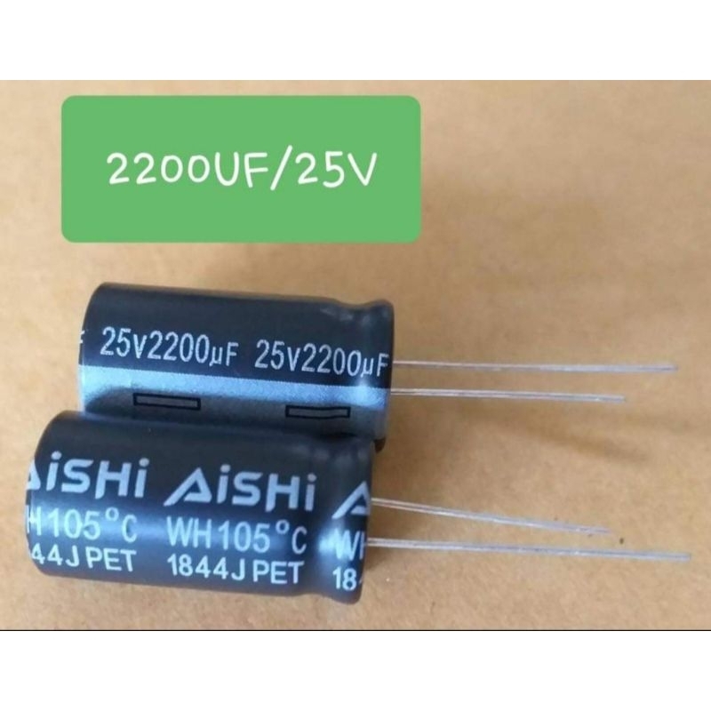 2200UF/25V (ขนาด12×25mm.)(ราคาตัวละ) | Shopee Thailand
