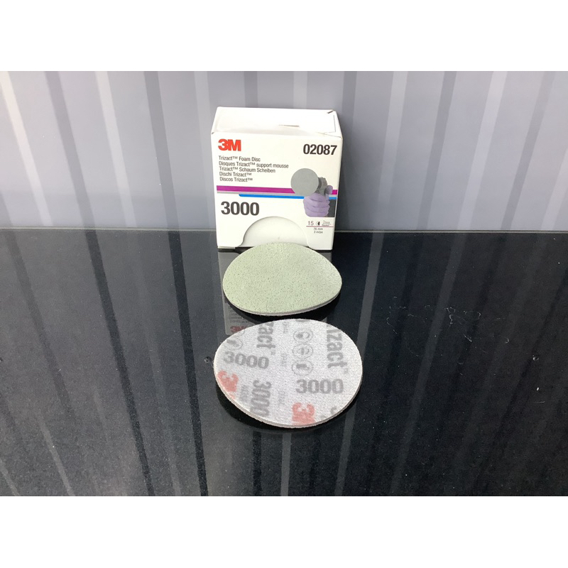 3M กระดาษทราย Trizact ขนาด 3นิ้ว เบอร์ 3000 (1กล่องมี 15แผ่น) | Shopee ...