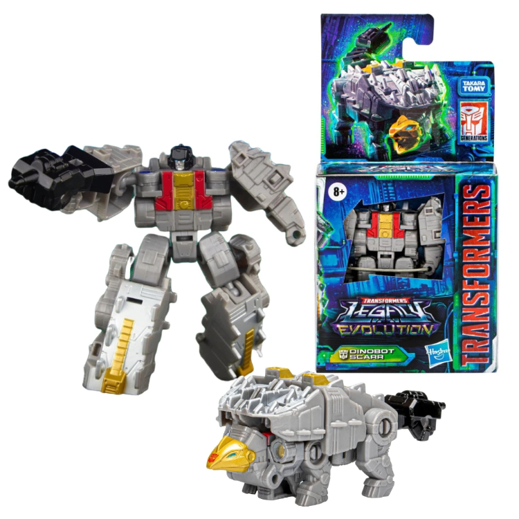 Transformers Toys Legacy Evolution Core Dinobot Scarr Toy, 3.5-inch ...