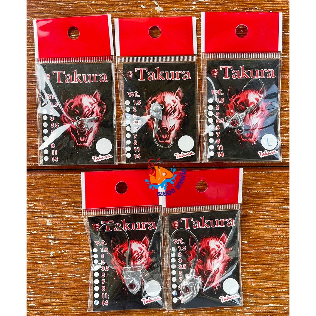 ตัวเบ็ด หัวจิ๊ก Takura Jig Head 2020 แบบใหม่ไฉไลกว่าเดิม | Shopee Thailand