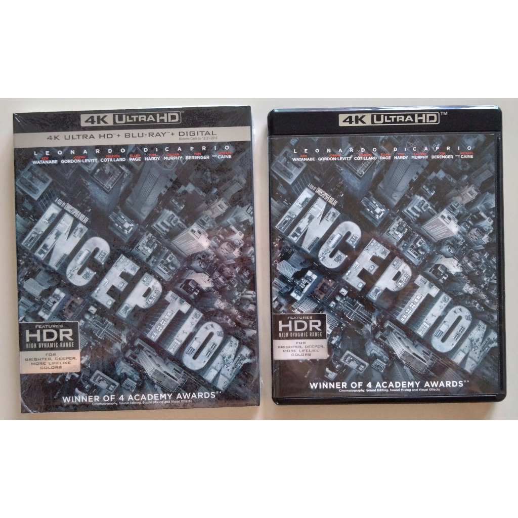 มือ2 Inception 4K UHD + Blu-ray with Slipcover | Shopee Thailand