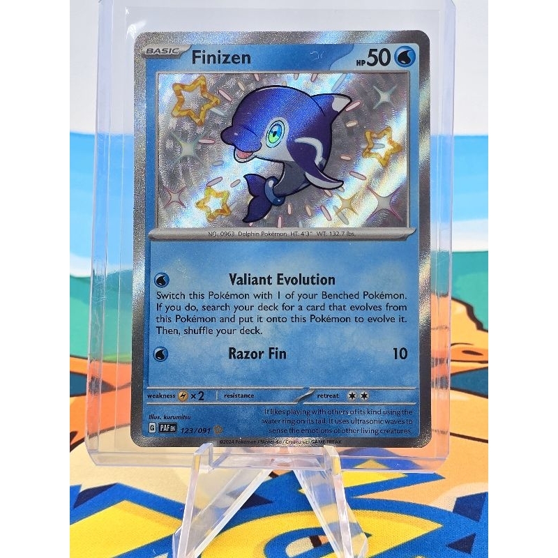 Pokemon Card "Finizen Shiny 123/091" ENG Paldean Fates | Shopee Thailand