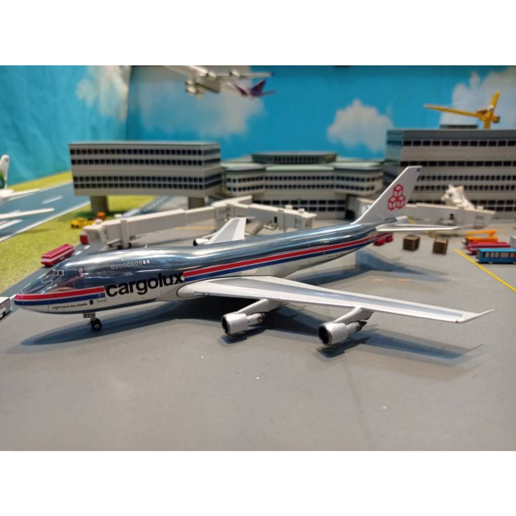 Phoenix Model [11854] 1:400 Cargolux B747-200 LX-ECV -Polish | Shopee ...
