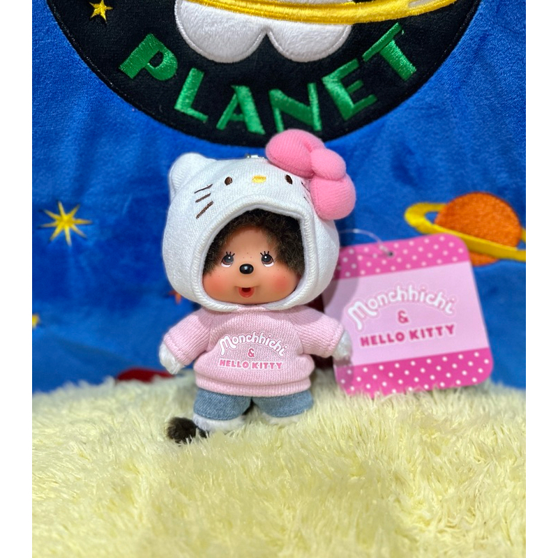 พร้อมส่ง 💯 พวงกุญแจม่อนชิชิ Monchichi x Sanrio Kitty | Shopee Thailand
