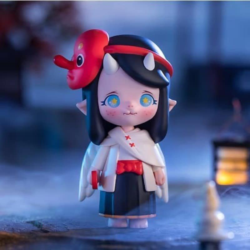 art toy #popmart ZOE Monster Story น้อง #Tengu (มีการ์ด/ไม่มีกล่อง ...