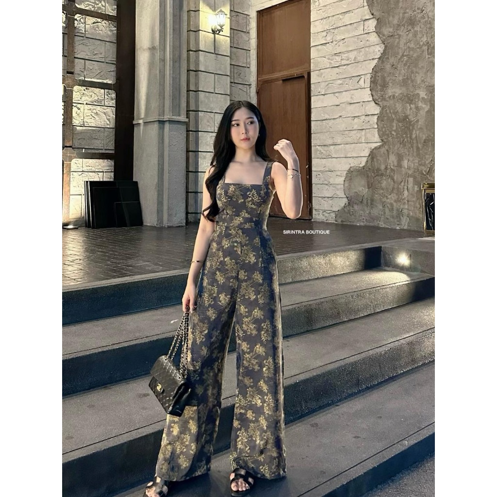 SIRINTRA : LUXURY JUMP SUIT | Shopee Thailand