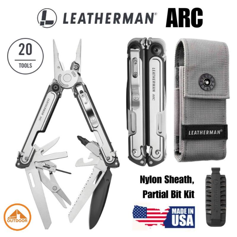 Leatherman ARC | Multi Tool | 20 Tools | MagnaCut Steel #Black & Silver ...
