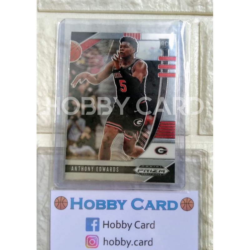 Hobby Card Panini Prizm RC Anthony Edwards Rookie DP Draft Picks พร้อม ...