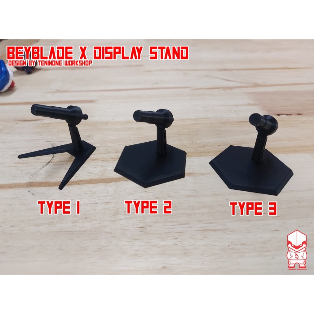 Beyblade X - stand and Display box ขาตั้งโชว์เบเบลดและกรอบใสสำหรับใส่ ...