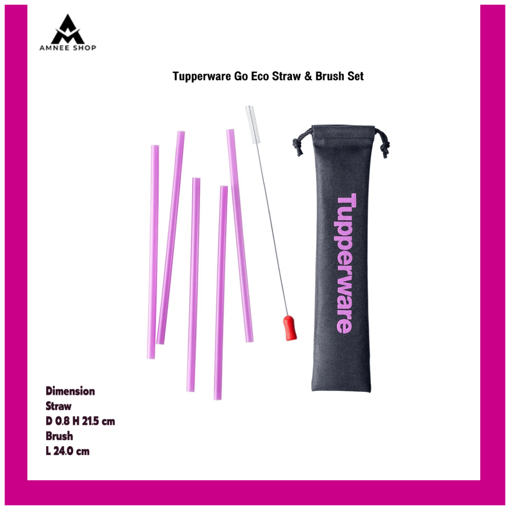 Tupperware Go Eco Straw & Brush Set จำนวน 1 ชุด | Shopee Thailand