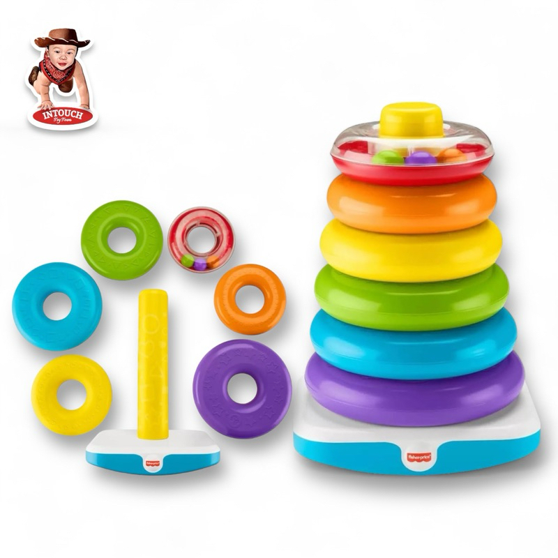 𝐅𝐢𝐬𝐡𝐞𝐫-𝐏𝐫𝐢𝐜𝐞 #𝐆𝐢𝐚𝐧𝐭 𝐑𝐨𝐜𝐤-𝐚-𝐒𝐭𝐚𝐜𝐤 𝐈𝐧𝐟𝐚𝐧𝐭 𝐚𝐧𝐝 𝐓𝐨𝐝𝐝𝐥𝐞𝐫 𝐒𝐭𝐚𝐜𝐤𝐢𝐧𝐠 𝐓𝐨𝐲 ห่วง ...