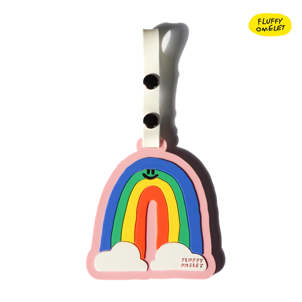RAINBOW RUBBER NAME TAG | Shopee Thailand