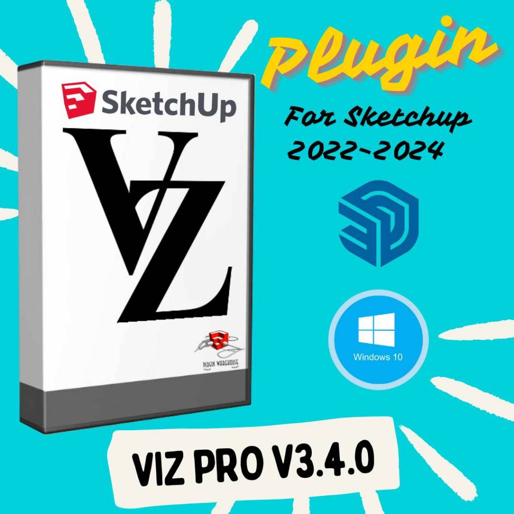 Viz Pro v3.4.0 (ปลั๊กอิน-จำลองพารามิเตอร์) | Plugin for Sketchup 2022-2024 | Extensions | Shopee ...