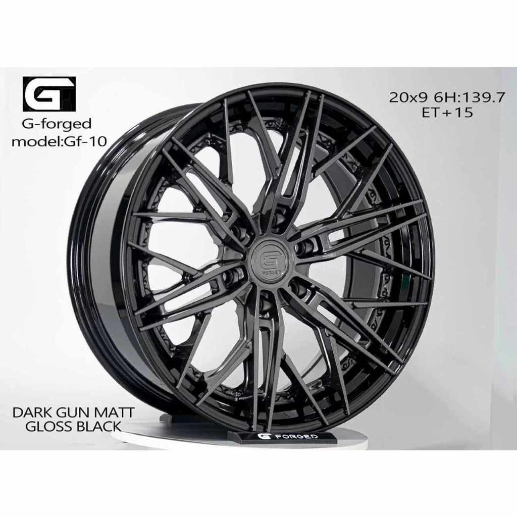 แม็กใหม่ G-FORGED GF10 6รู139 สีดำด้าน 9x20นิ้ว ET15 [20755] | Shopee ...