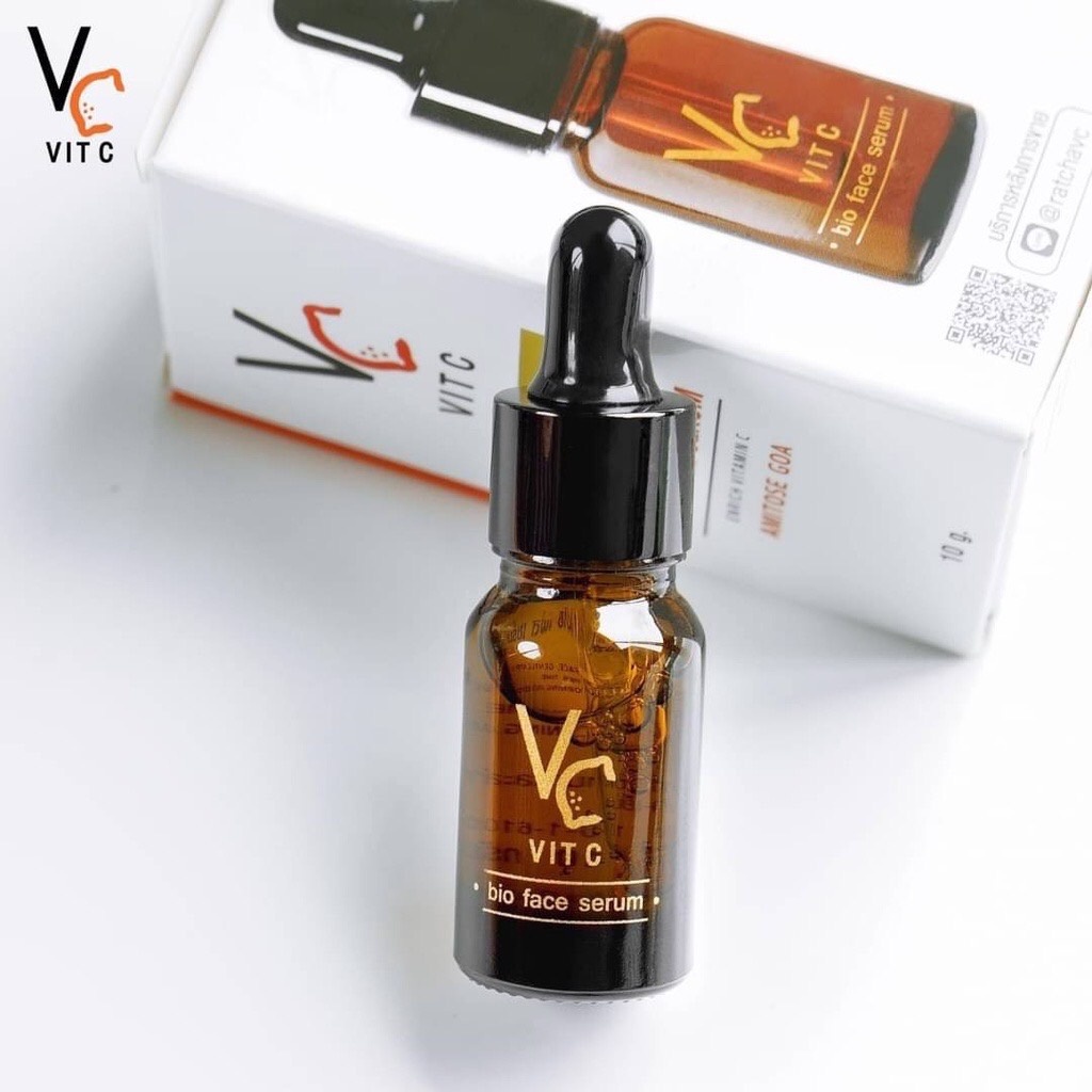 Vit C Bio Face Serum 10 ml.vit c น้องฉัตร | Shopee Thailand