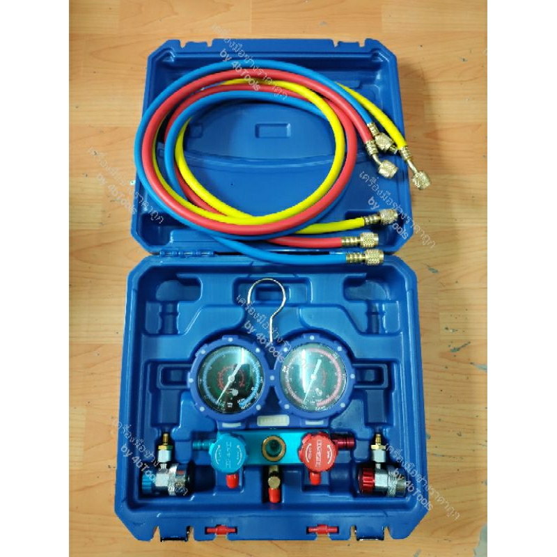 DSZH ชุดเกจวัดน้ำยาแอร์ พร้อมสาย 60 นิ้ว เกจวัดน้ำยา R22 R134A R404A รุ่น WK-P6001B | Shopee ...