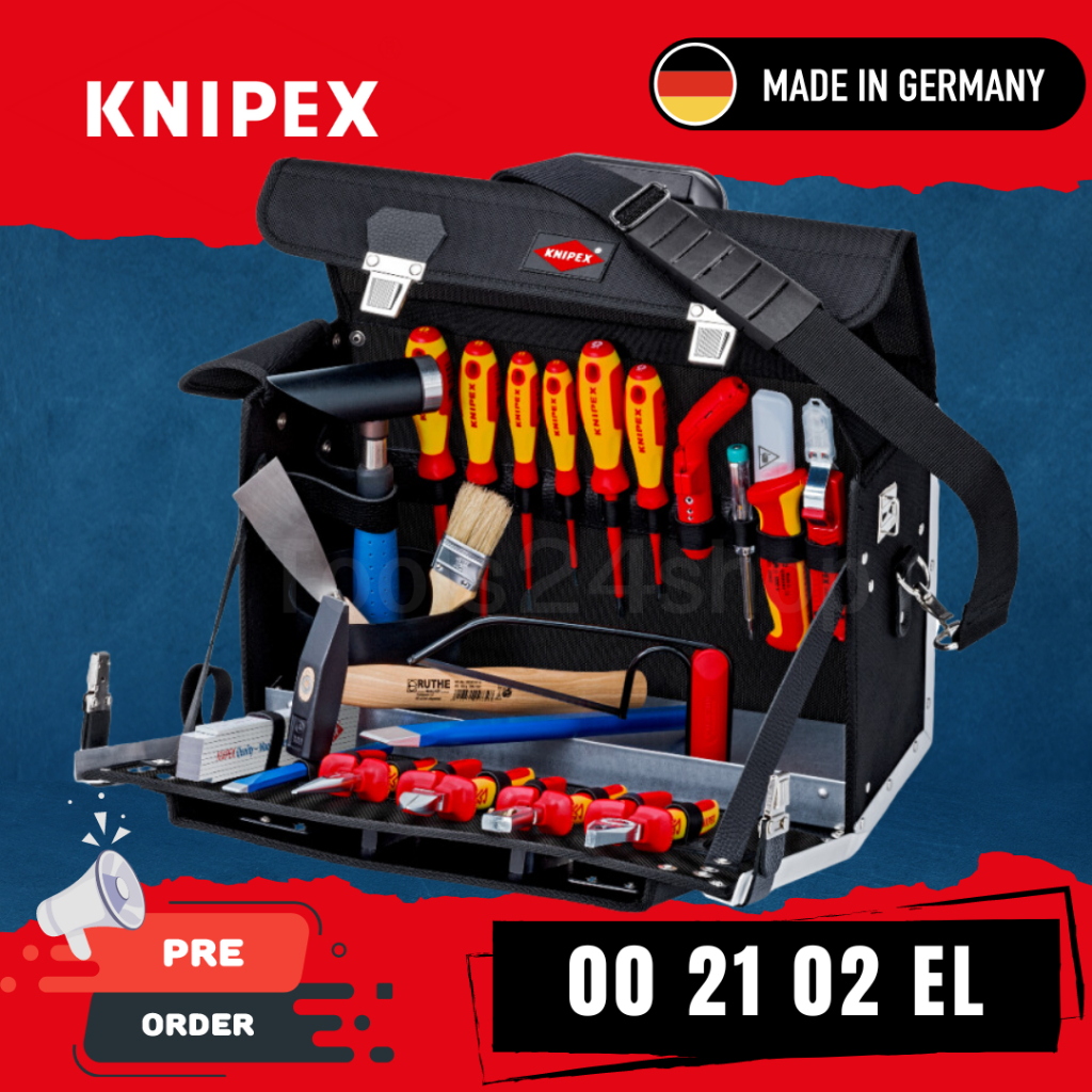KNIPEX ชุดเครื่องมือช่างไฟฟ้า Classic Electricians Tool Kit with Case ...
