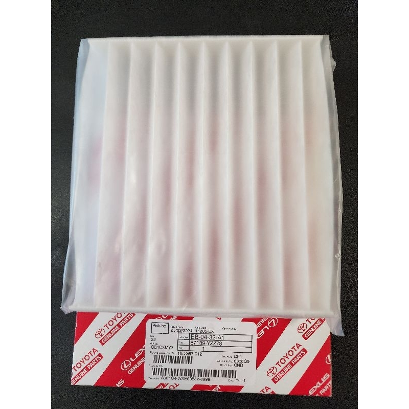 *แท้ศูนย์* ไส้กรองแอร์ Toyota Camry Vios Yaris Hilux Vigo Yaris Cross ...