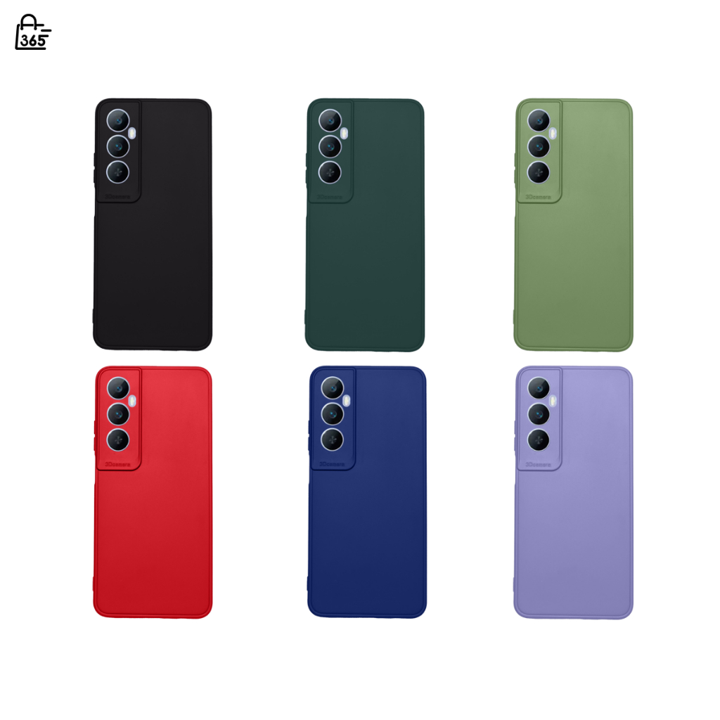 เคส สำหรับ Realme C65 RMX3910 เคสซิลิโคนนิ่ม กันกล้อง สีพาสเทล TPU หนา ...
