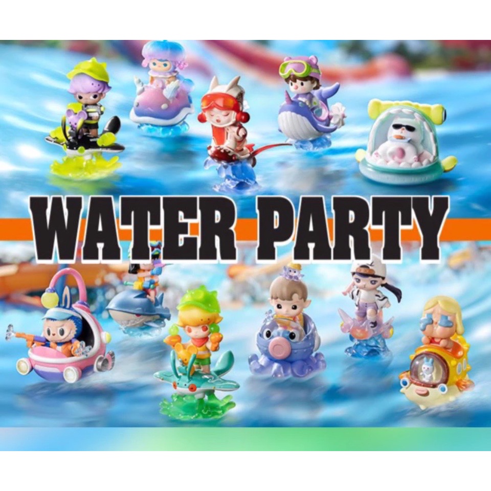 พร้อมส่ง!!! POPMART Water Party Series ของแท้ 100% แบบเลือกตัว | Shopee ...