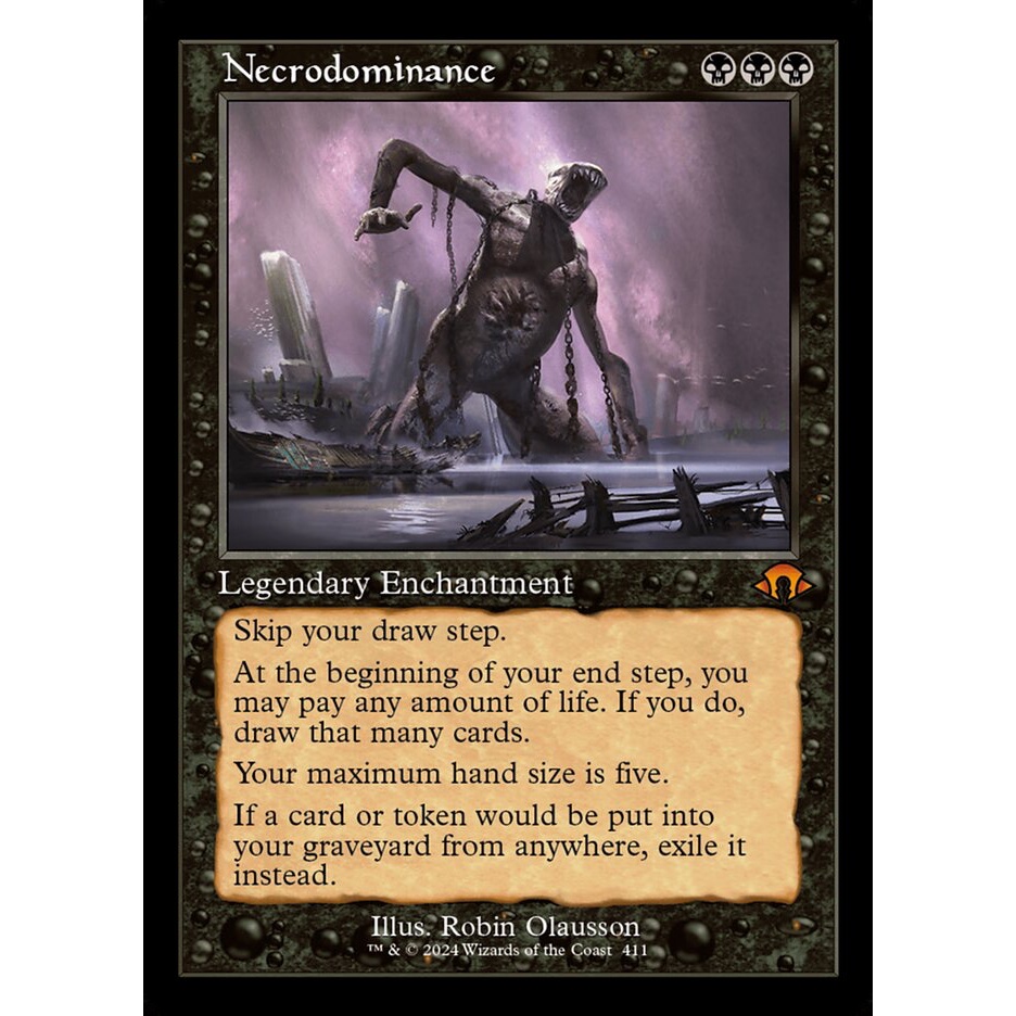 Necrodominance การ์ด Magic the Gathering [MTG] ของแท้ [MH3] | Shopee ...