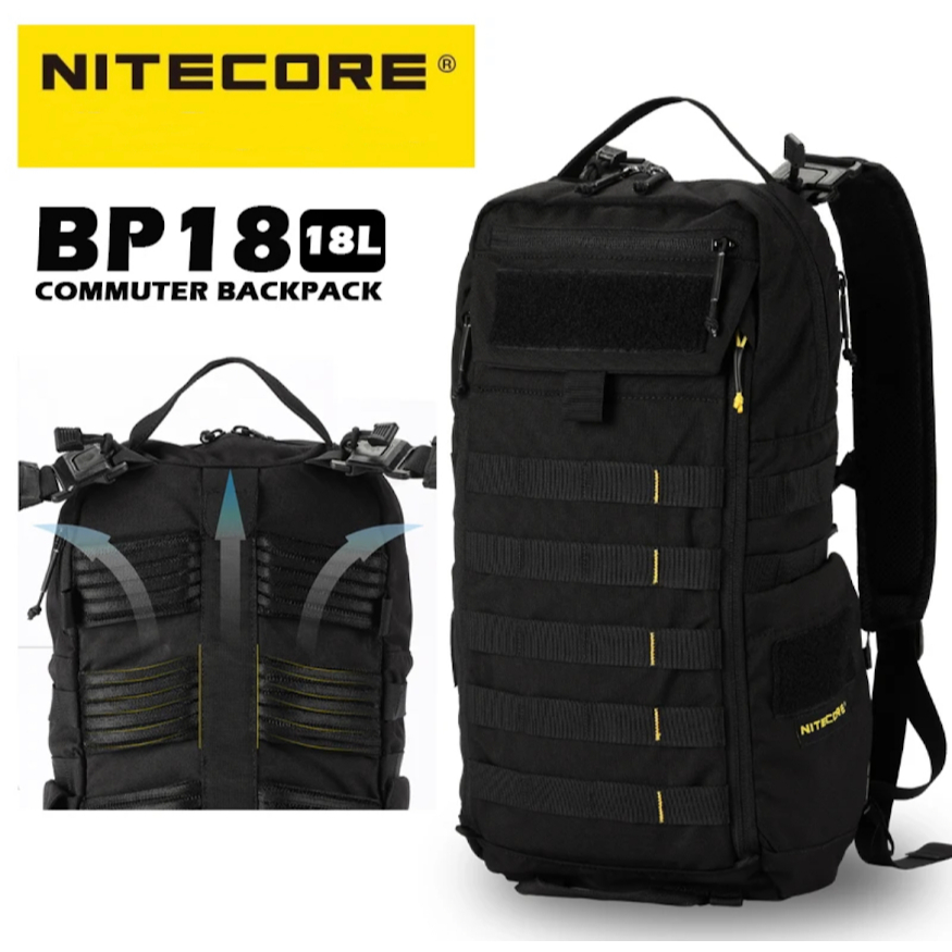 NITECORE BP18 กันน้ำกระเป๋าเป้สะพายหลัง Multi-Purpose Commuter Trekking ...