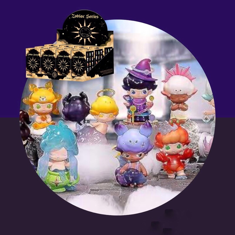 Dimoo zodiac series popmart arttoy แบบยกBox ในซีล พร้อมส่ง | Shopee ...