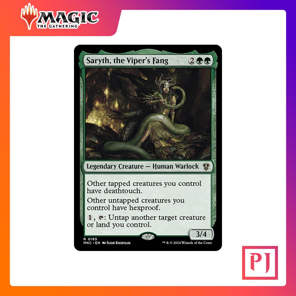 [MTG] Saryth, the Viper's Fang [MKC] [GREEN] [RARE] [NORMAL] [ENG ...
