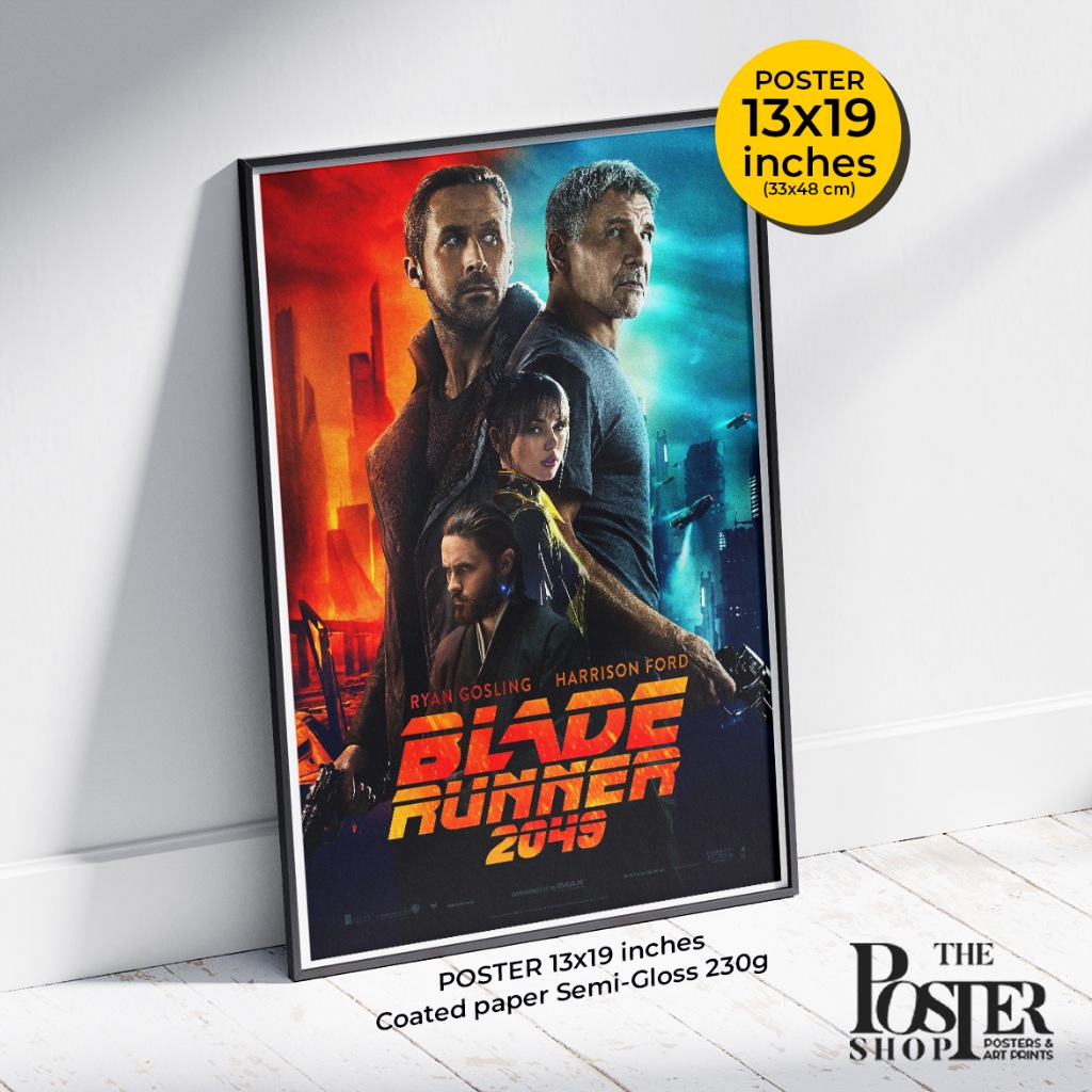 Blade Runner 2049 Poster โปสเตอร์ภาพยนตร์ เบลด รันเนอร์ 2049 Ryan ...
