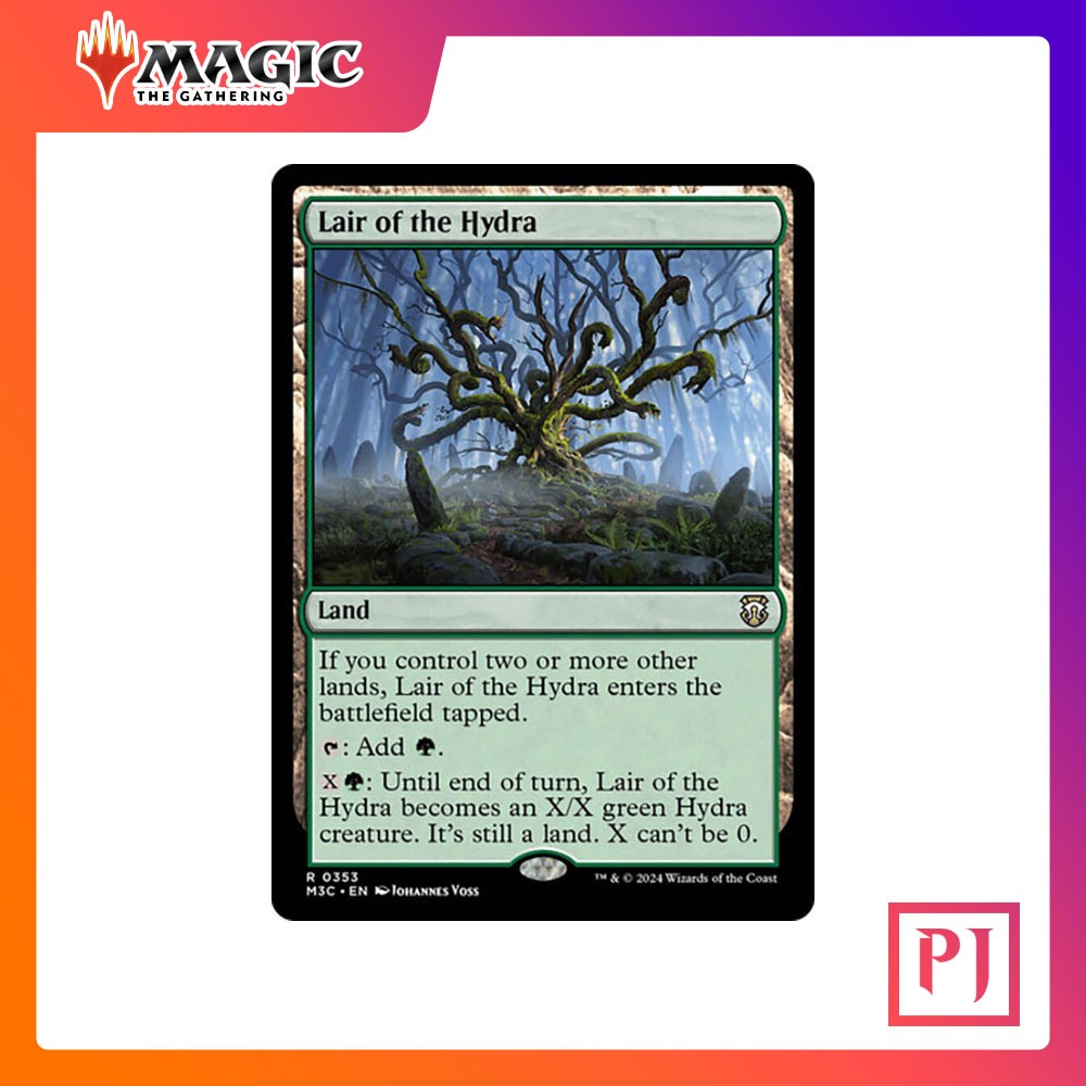 [MTG] Lair of the Hydra [M3C] [LAND] [RARE] [NORMAL] [ENG] (การ์ดเมจิค ...
