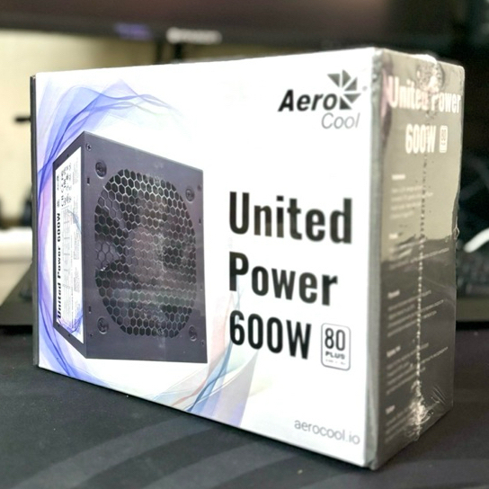 PSU AEROCOOL UNITED POWER SUPPLY (80+ WHITE) 600W | Shopee Thailand