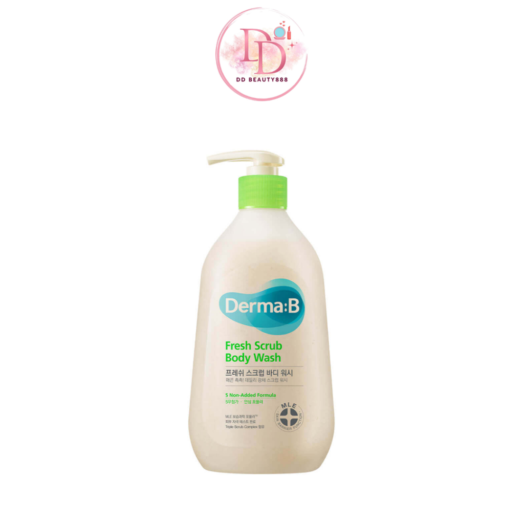 ครีมอาบน้ำสครับผิว Derma:B Fresh Scrub Body Wash 420ml สูตร ...