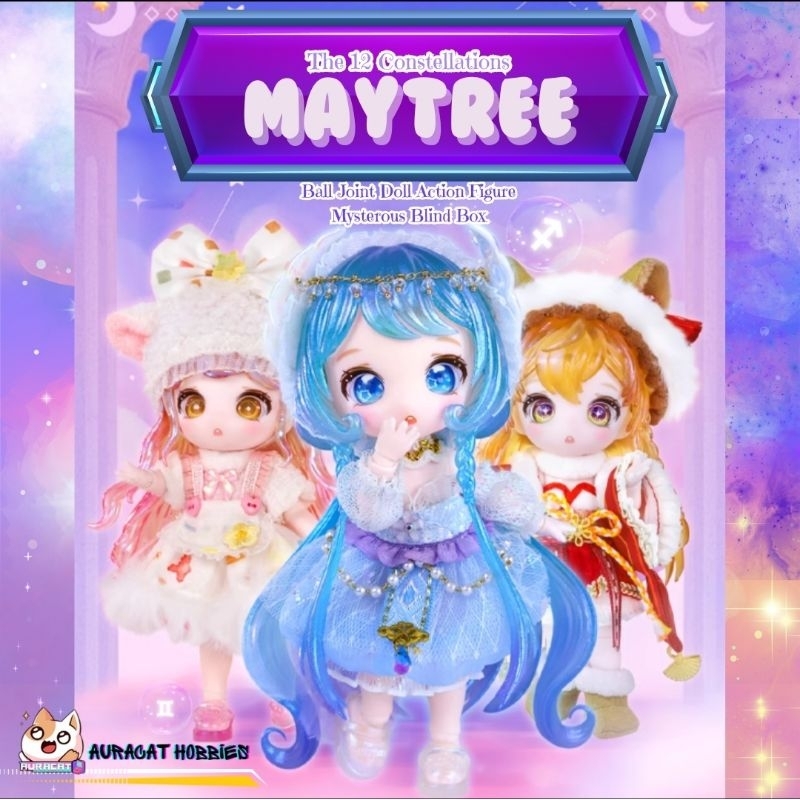 ️พร้อมส่ง-แบบจุ่ม ️กล่องสุ่มแอคชั่นฟิกเกอร์ Maytree 12 Zodiac Action ...