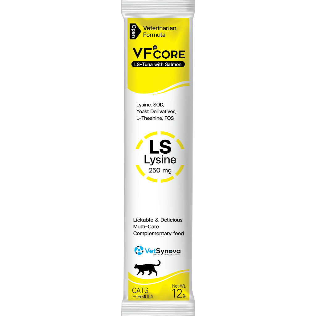 VF+Core วีเอฟ คอร์ เสริมสร้างและบำรุงสุนัขและแมว ตั้งแต่ 2 เดือนขึ้นไป ขนาด 12g. | Shopee Thailand
