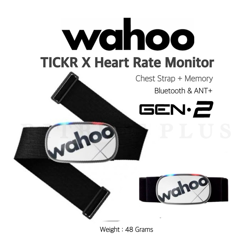 (ราคาพิเศษ) เซนเซอร์หัวใจ Wahoo รุ่น TICKR X GEN 2 HEART RATE MONITOR ...