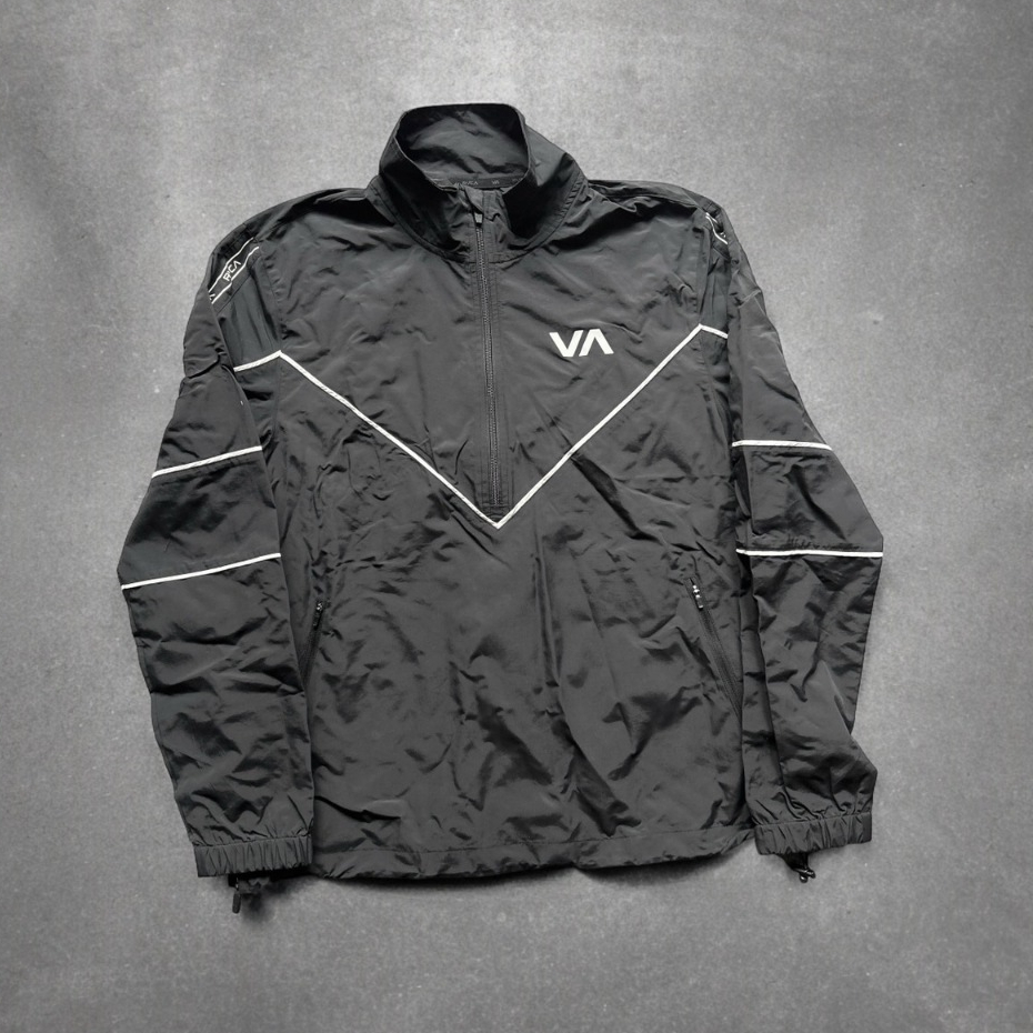 เสื้อแจ๊คเก็ตกันลม RVCA Men's Transporter Anorak Track Jacket รับประกัน ...