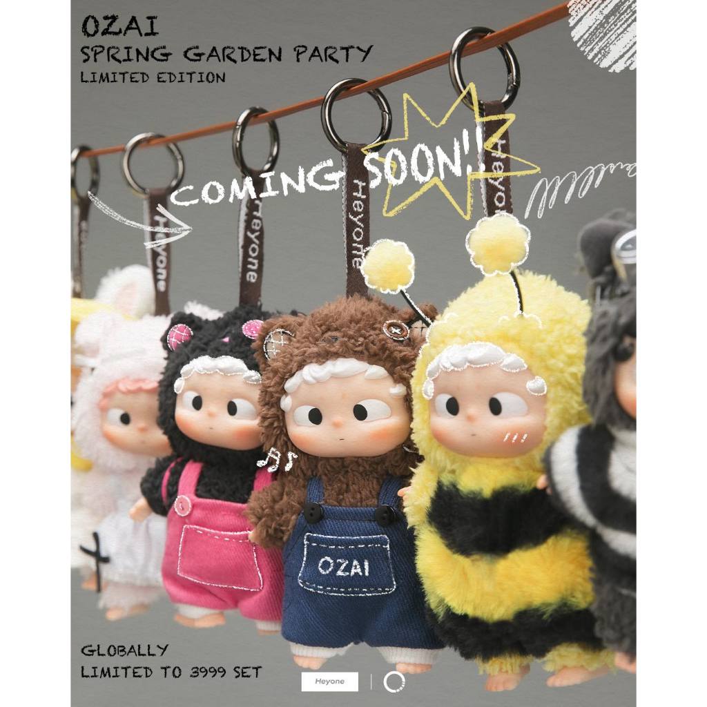 [ พร้อมส่ง จากในไทย ของแท้ 💯 ] 🌈 Heyone Ozai Spring garden party vinyl ...