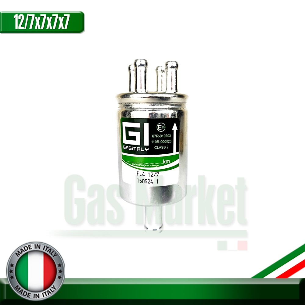 GI Gas Filter 12/7x7x7x7 - กรองแก๊ส GI LPG/NGV ขนาด 12/7x7x7x7 มม ...
