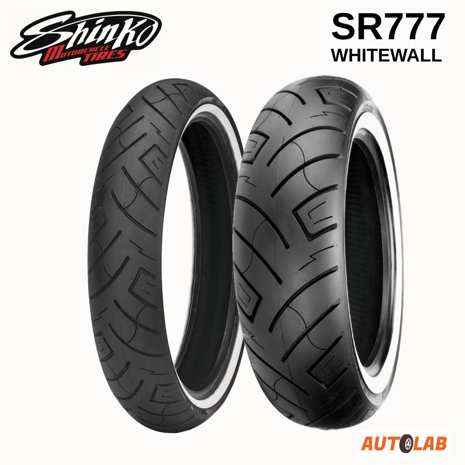 ยางมอเตอร์ไซค์ SHINKO SR777 (ขอบขาว) | Shopee Thailand