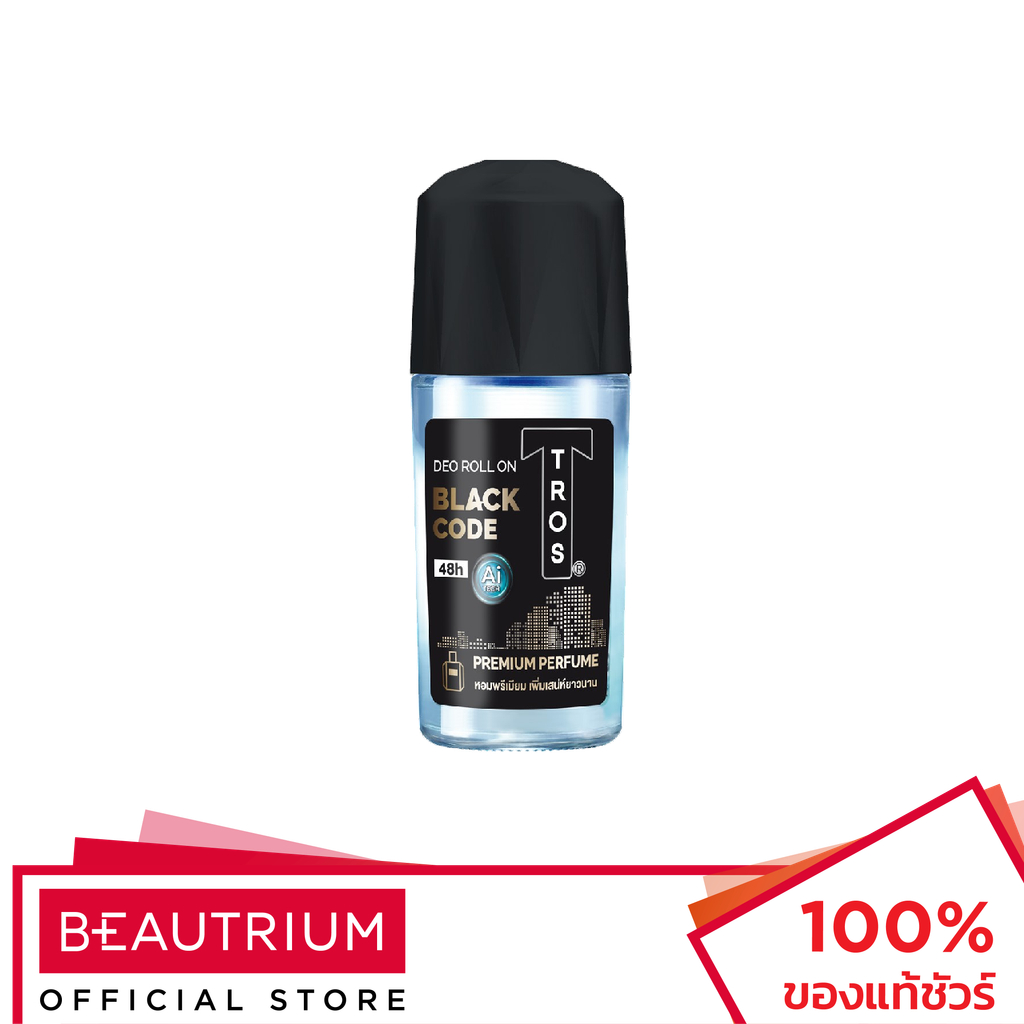 TROS Black Code Deo Roll On ผลิตภัณฑ์ระงับกลิ่นกาย 45ml | Shopee Thailand
